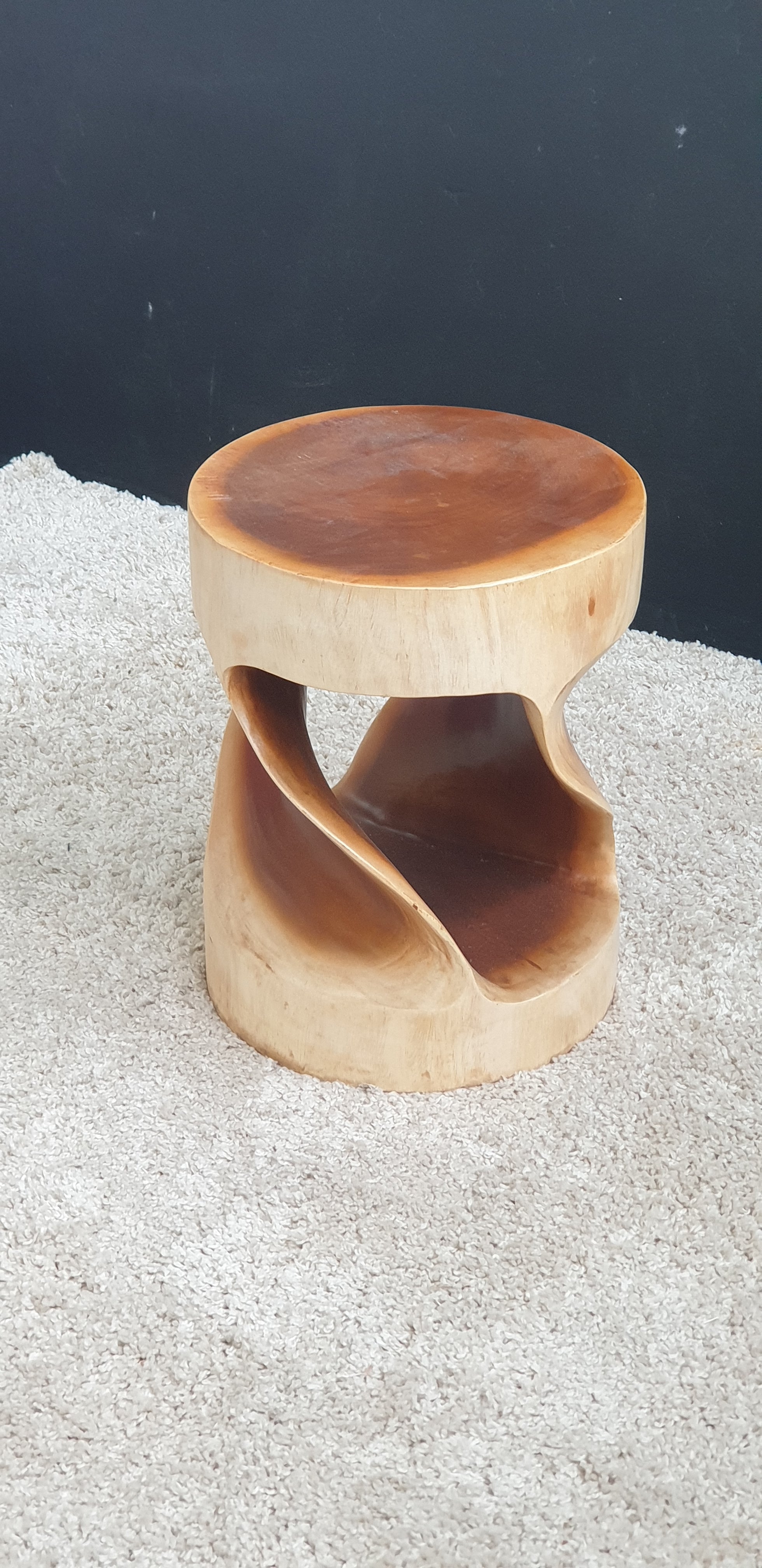 Suar Wood Stool - Round – Two Little Angels Furniture